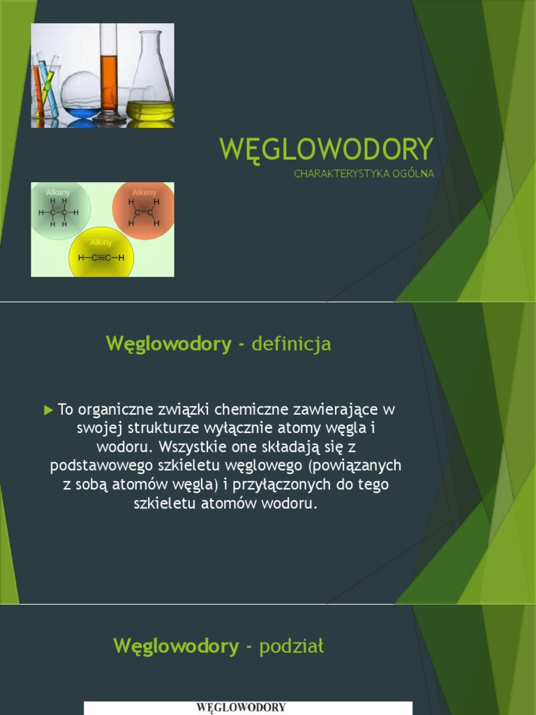 Weglowodory - Prezentacja | PDF