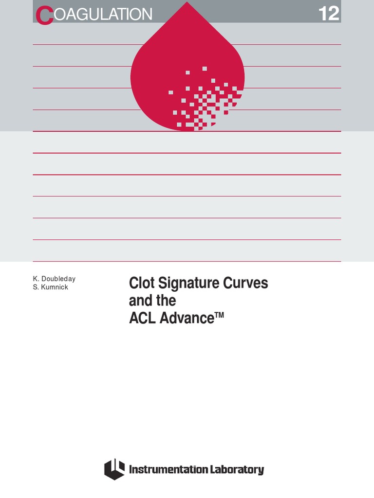 100 Clot Signature Curves and The ACL Advance | PDF | Coagulation ...