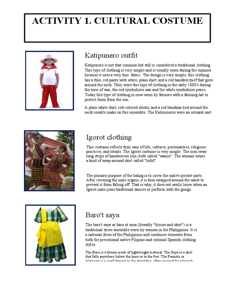 Traditional Costumes of the Philippines: Exploring the Katipunero ...
