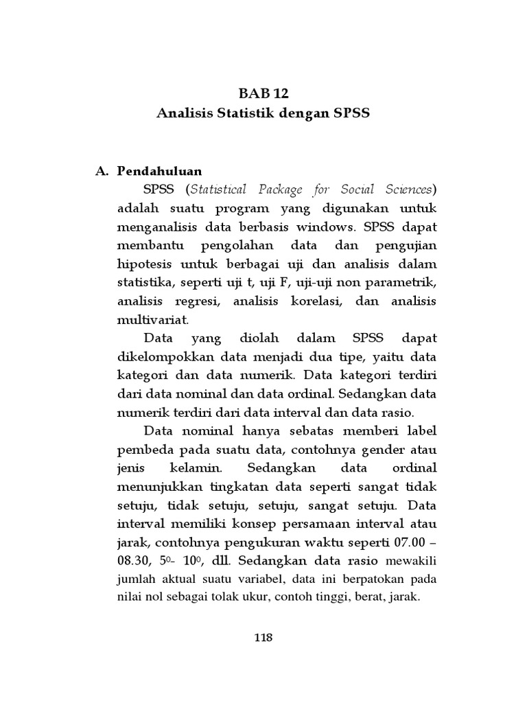 Modul Dasar SPSS | PDF