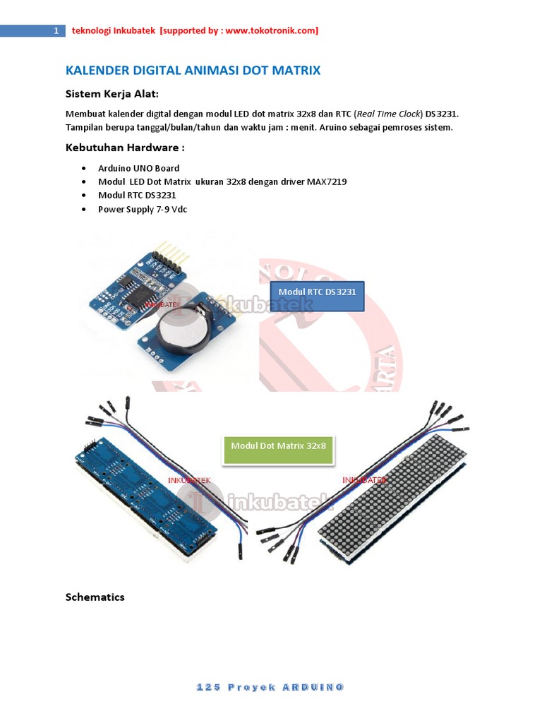Kalender Digital Animasi | PDF | Arduino | Software