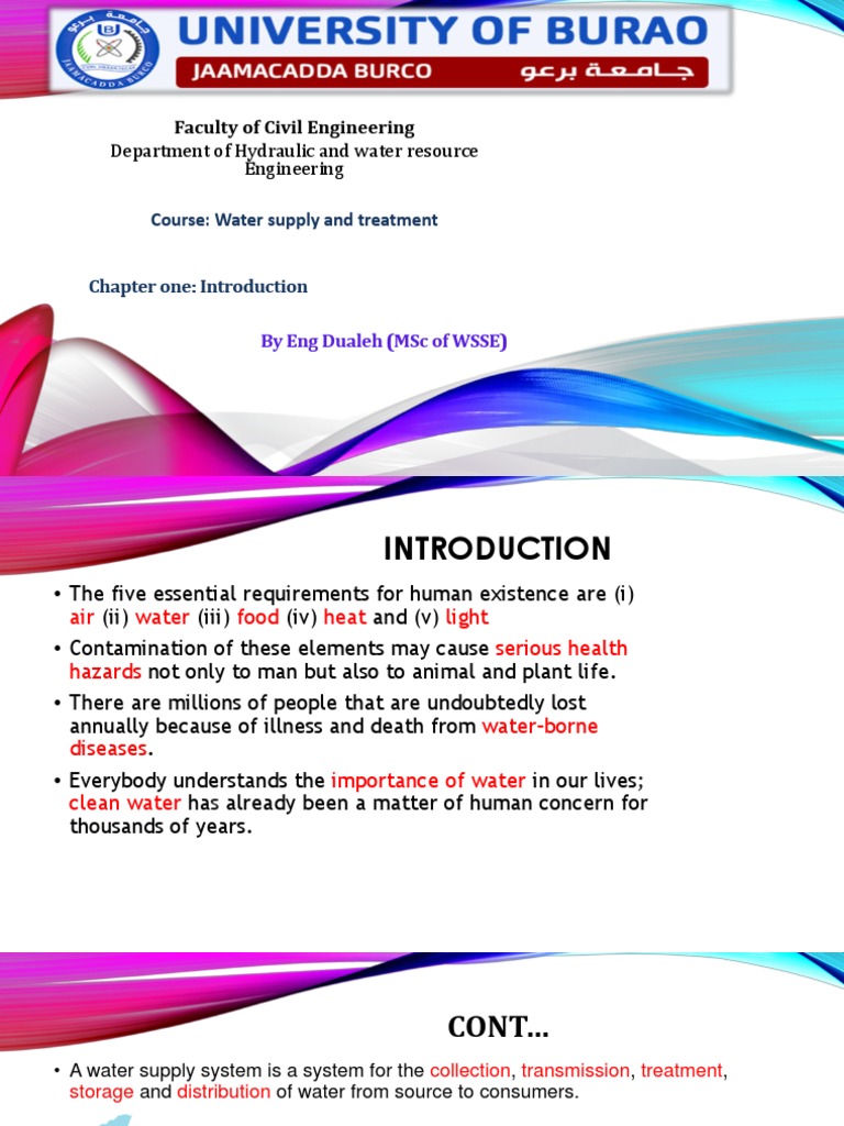 CH1 Introduction | PDF | Pump | Water CH1 Introduction | PDF | Pump | Water