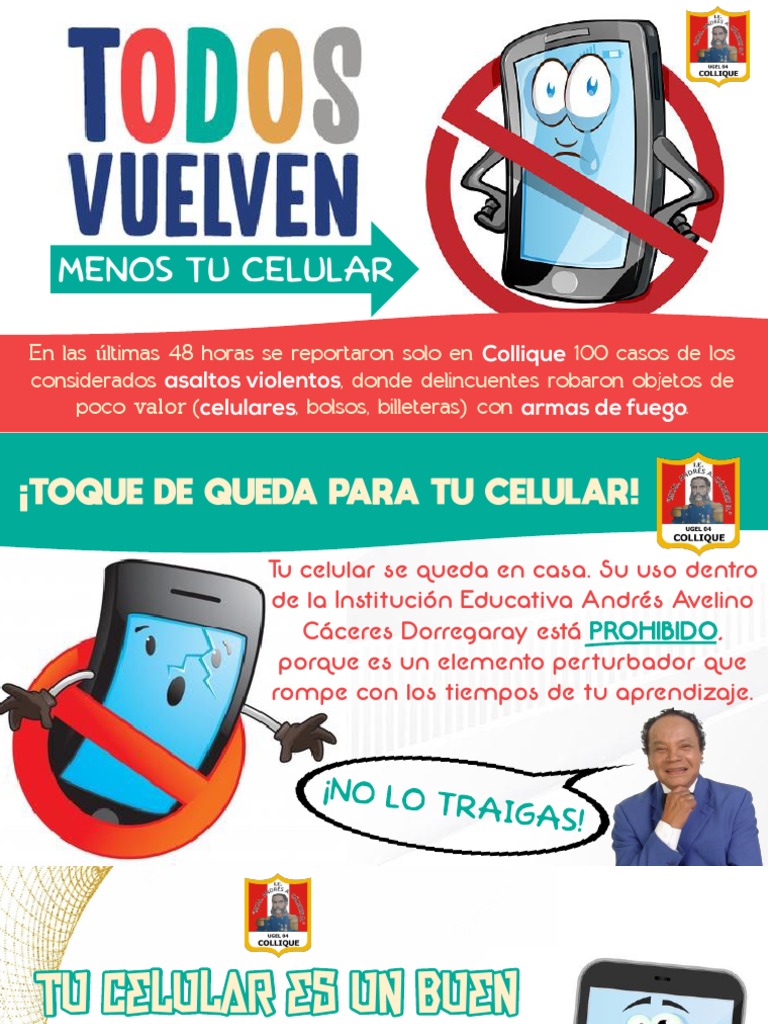 Prohibido El Uso de Celulares | PDF