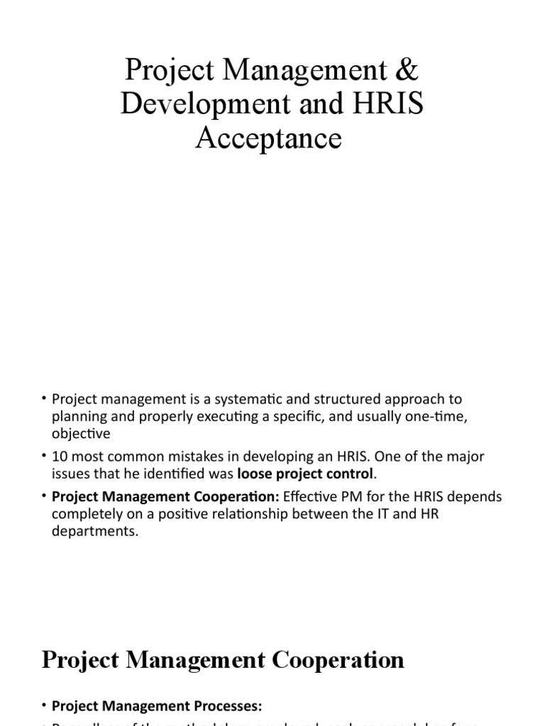 HRIS 6 Complete | PDF | Project Management | Six Sigma