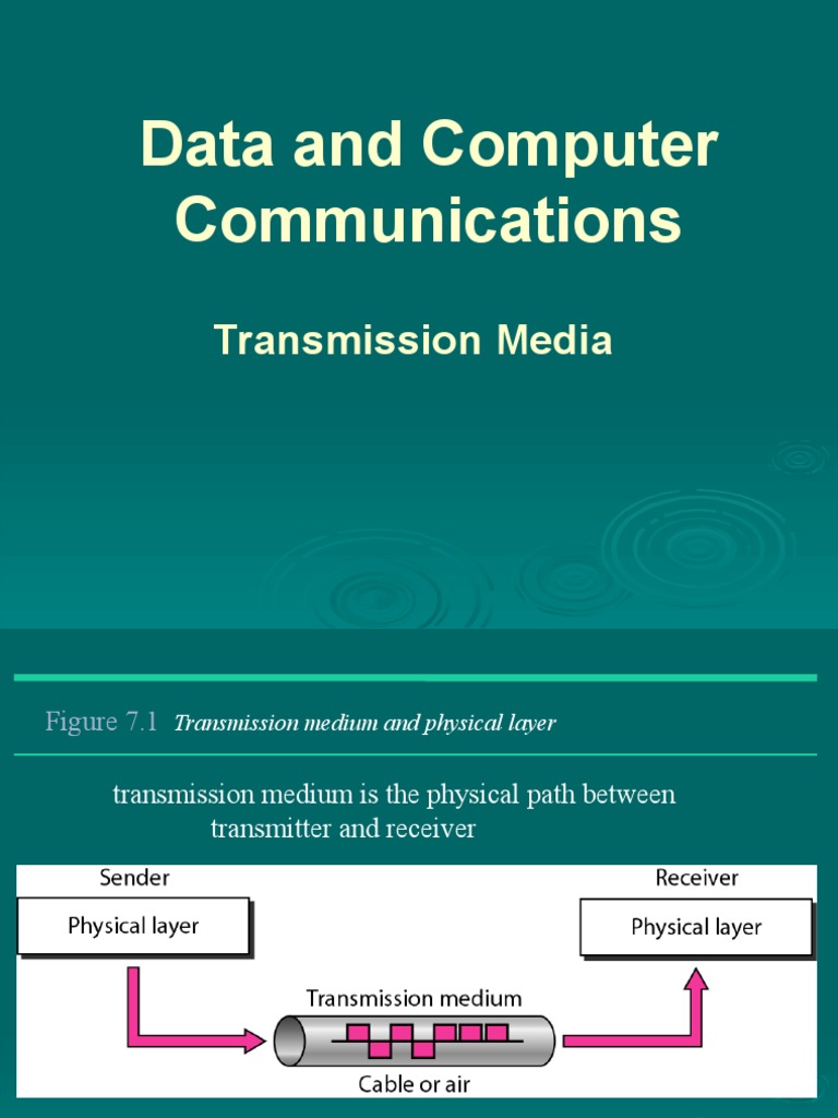 007 Transmission Media Ch 07 Pdf Transmission Medium Radio