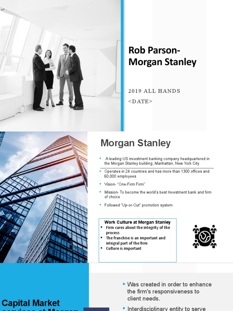 Rob Parson-Morgan Stanley | PDF