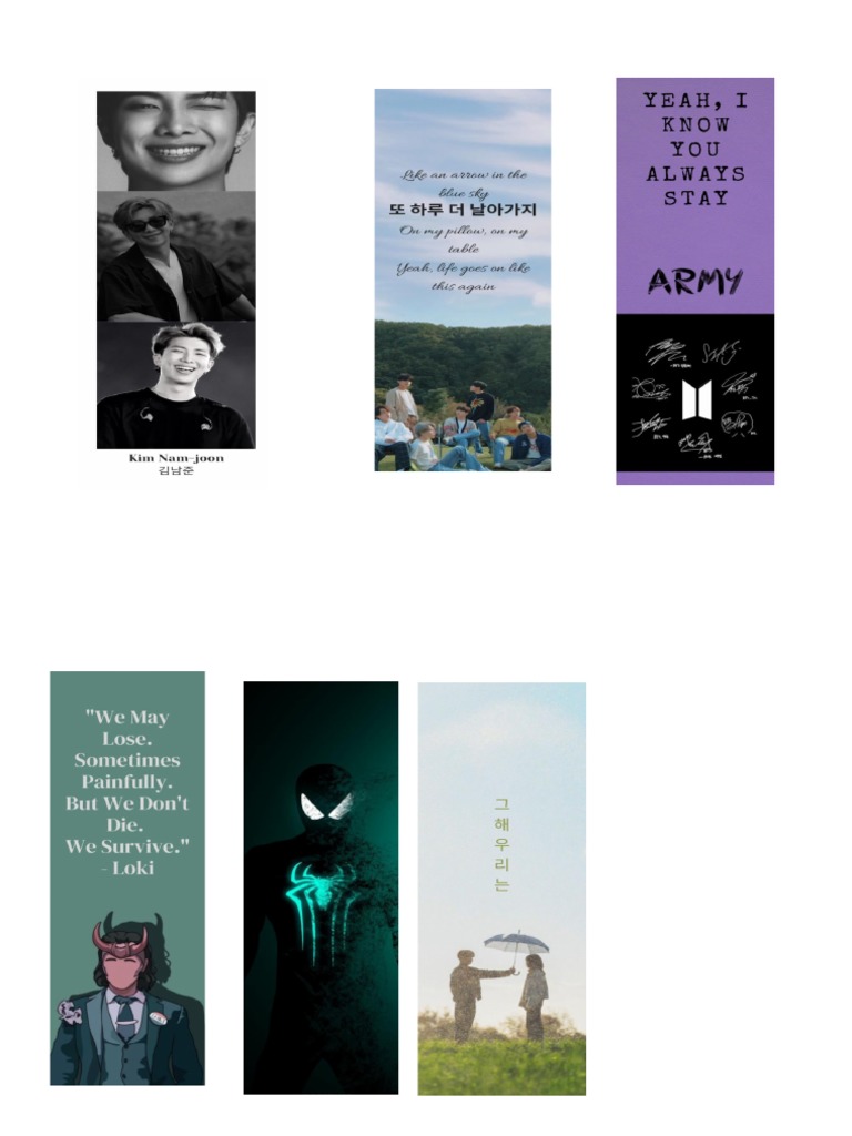 Bts Bookmark | PDF
