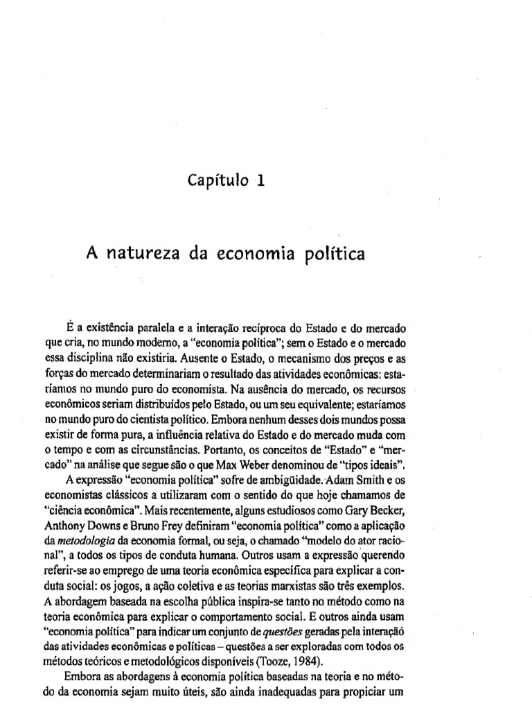 GILPIN Robert - A Economia Poltica Das Relaes Internacionais - Captulos ...