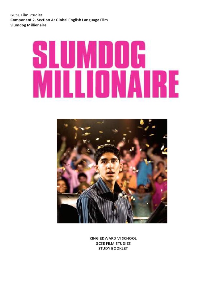 Slumdog Millionaire Film Study Guide | PDF | Narrative | Plot (Narrative)