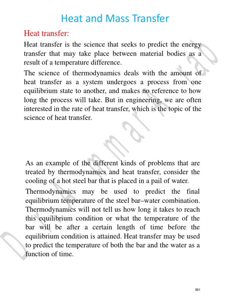 Heat Transfer Per Unit Mass Explained | PDF | Heat Transfer | Thermal ...