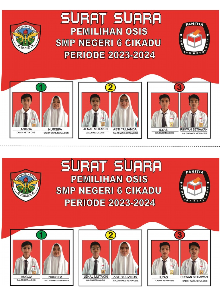 Surat Suara Print | PDF