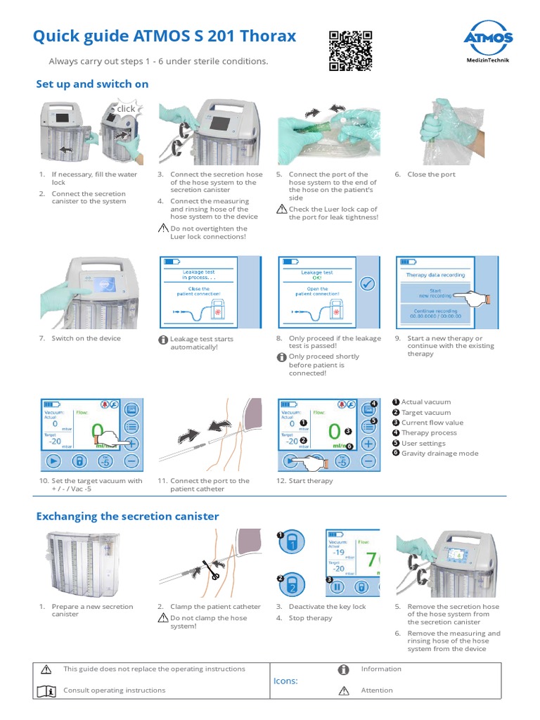 ATMOS S 201 Thorax Setup Guide | PDF | Equipment