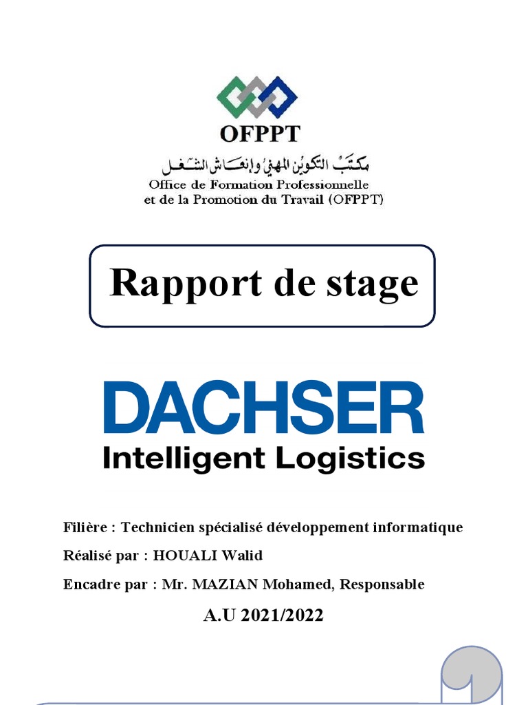 Rapport de Stage WALID HOUALI 2022 | PDF