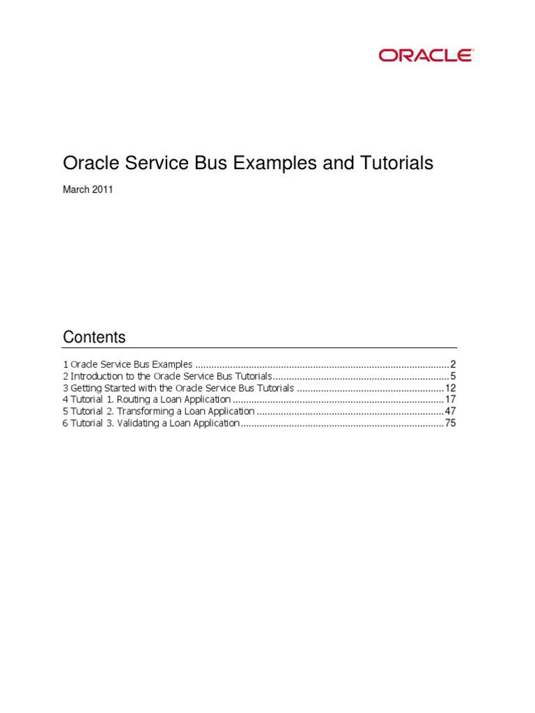 Oracle Service Bus Examples And Tutorials Pdf Proxy Server Hypertext Transfer Protocol