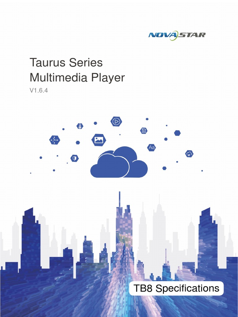 Taurus TB8 Multimedia Player Specs | PDF | Hdmi | Wi Fi