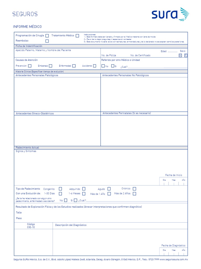 Informe Medico | PDF | Enfermedades y trastornos humanos | Epidemiología