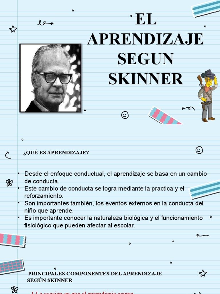 El Aprendizaje Segun Skinner | PDF | Reforzamiento | Aprendizaje