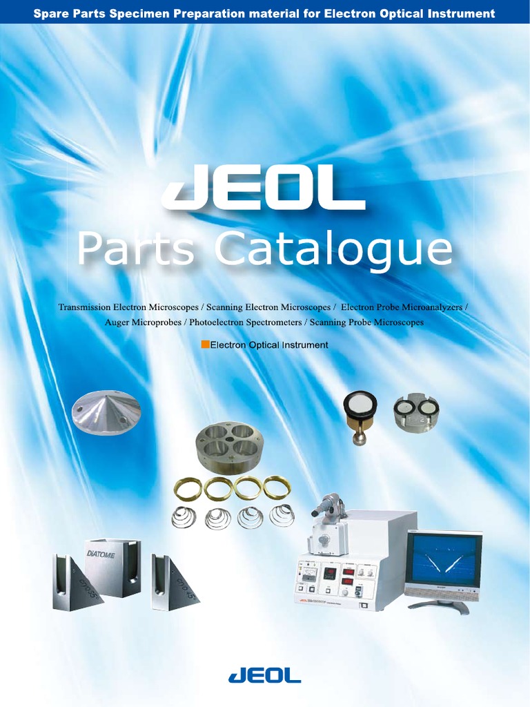 Parts Catalogue JEOL | PDF | Transmission Electron Microscopy ...