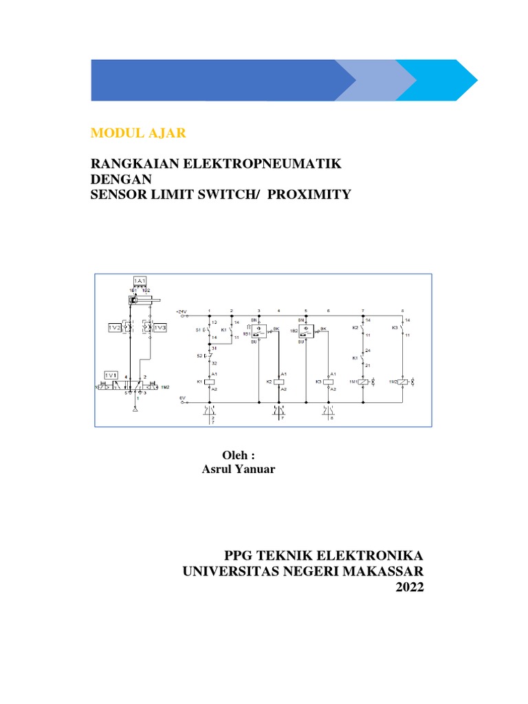 Bahan Ajar - Rangkaian Elektropneumatik | PDF