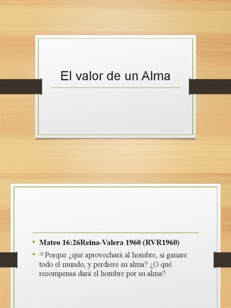 El Valor de Un Alma | PDF | Jesús | Cristo (título)
