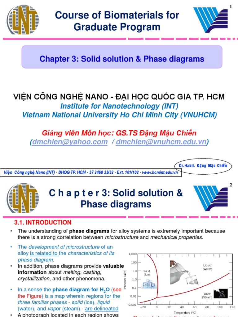 Lec 4. Solid Solution - Phase Diagrams | PDF | Plasma (Physics) | Phase ...