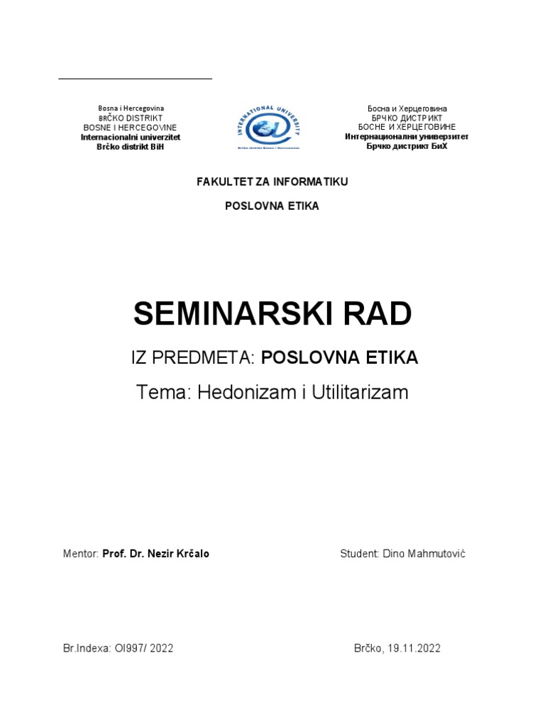 Poslovna Etika | PDF