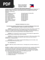 Barangay Videoke Regulation Ordinance | PDF | Public Law | Government