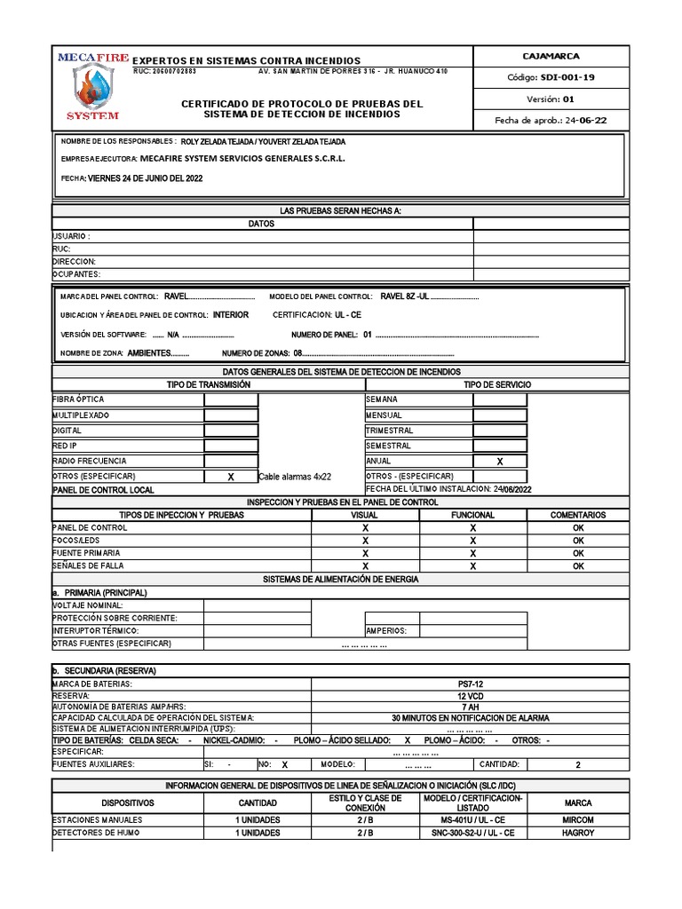 Certificado ACI | PDF | Electricidad | Electrónica