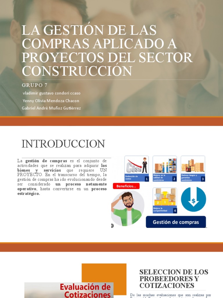 La Gestión de Las Compras Aplicado A Proyectos | PDF | Factura | Economias