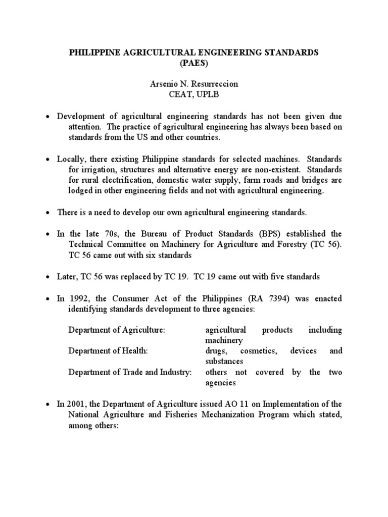 PAES Transparency | PDF | Agricultural Machinery | Tractor