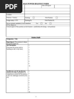 Manpower Requisition Form | PDF