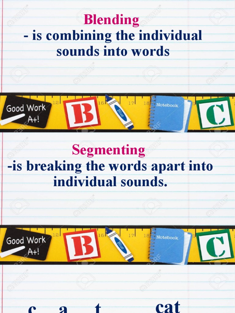 Phonics Concepts: Blending, Segmenting, Digraphs, Onsets, and Rimes | PDF