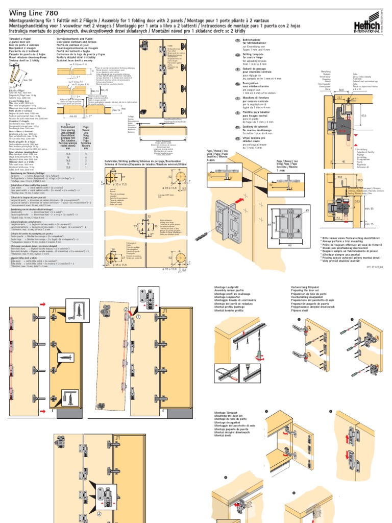 Wingline 780 Folding Door Installation | PDF | Home & Garden | Computers