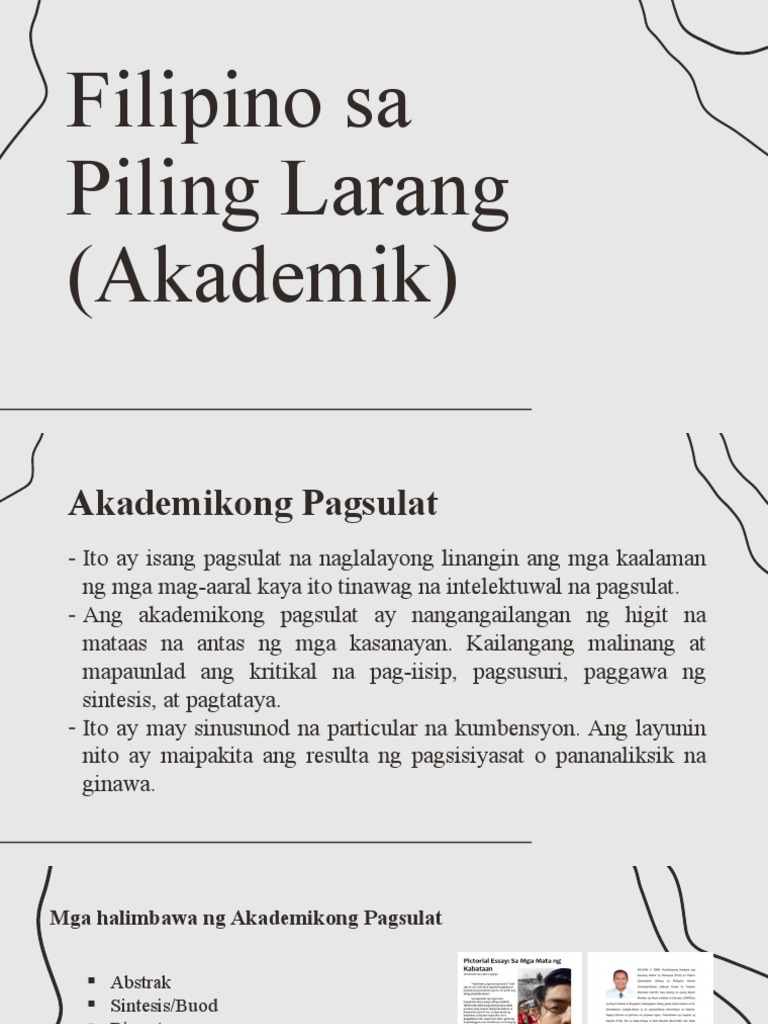 Akademikong Pagsulat (Pangkat 1) 12-HUMSS-C | PDF