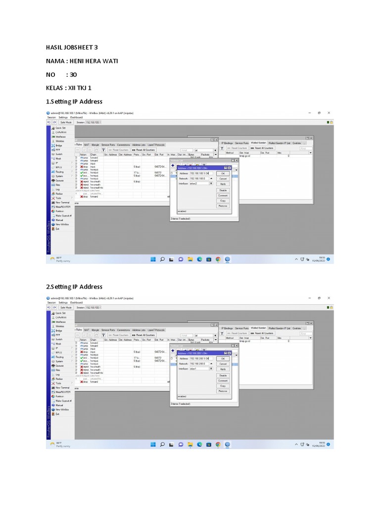Hasil Jobsheet 3 | PDF