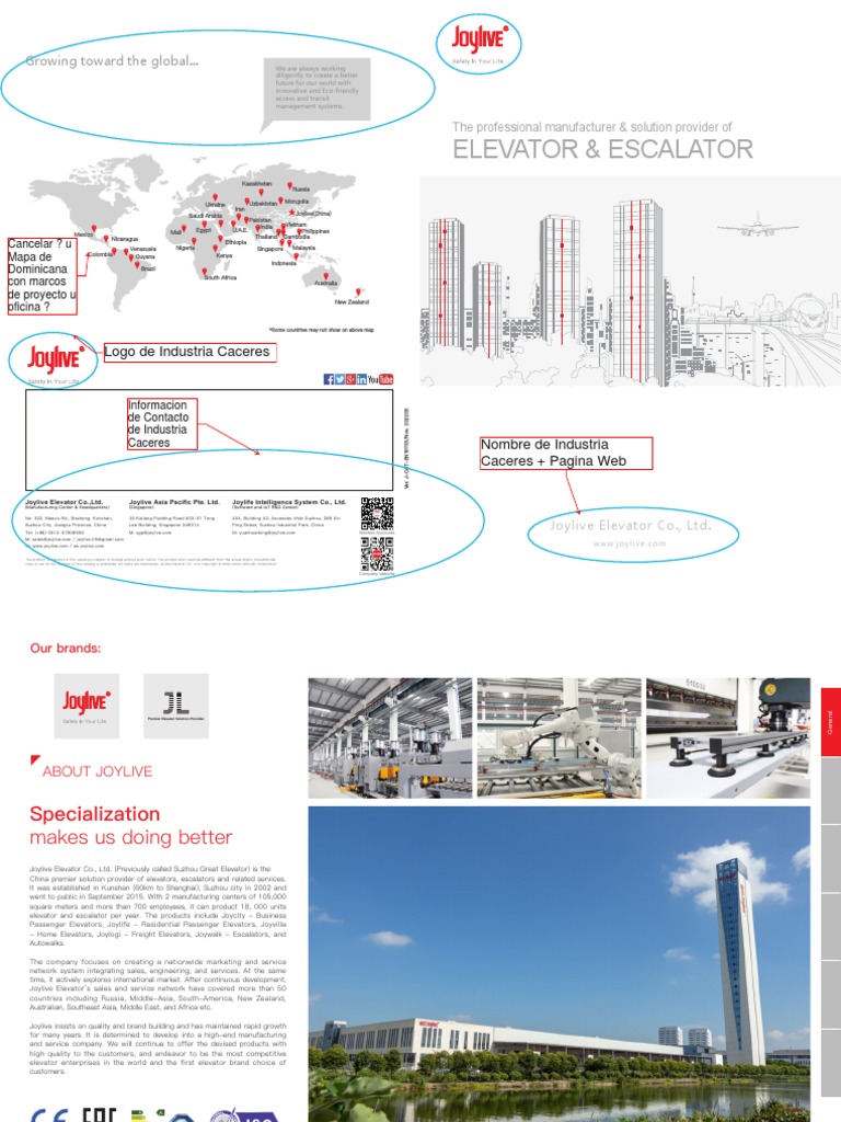 Catalogo de Francisco Cáceres-1 | PDF | Elevator | Internet Of Things
