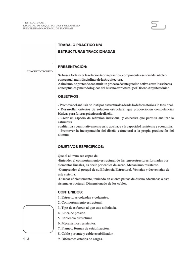 Trabajo Practico 4 Estruccturas 2287 Traccionadas 22 | PDF | Diseño ...