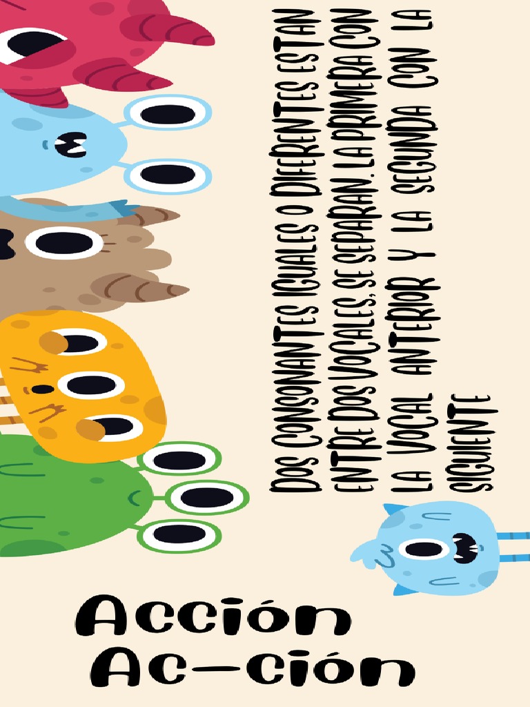 Marcapáginas Monstruos Ilustrado Infantil Colorido | PDF