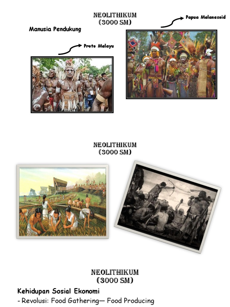 Kehidupan Manusia Zaman Neolitikum | PDF | Ilmu Sosial | Sejarah
