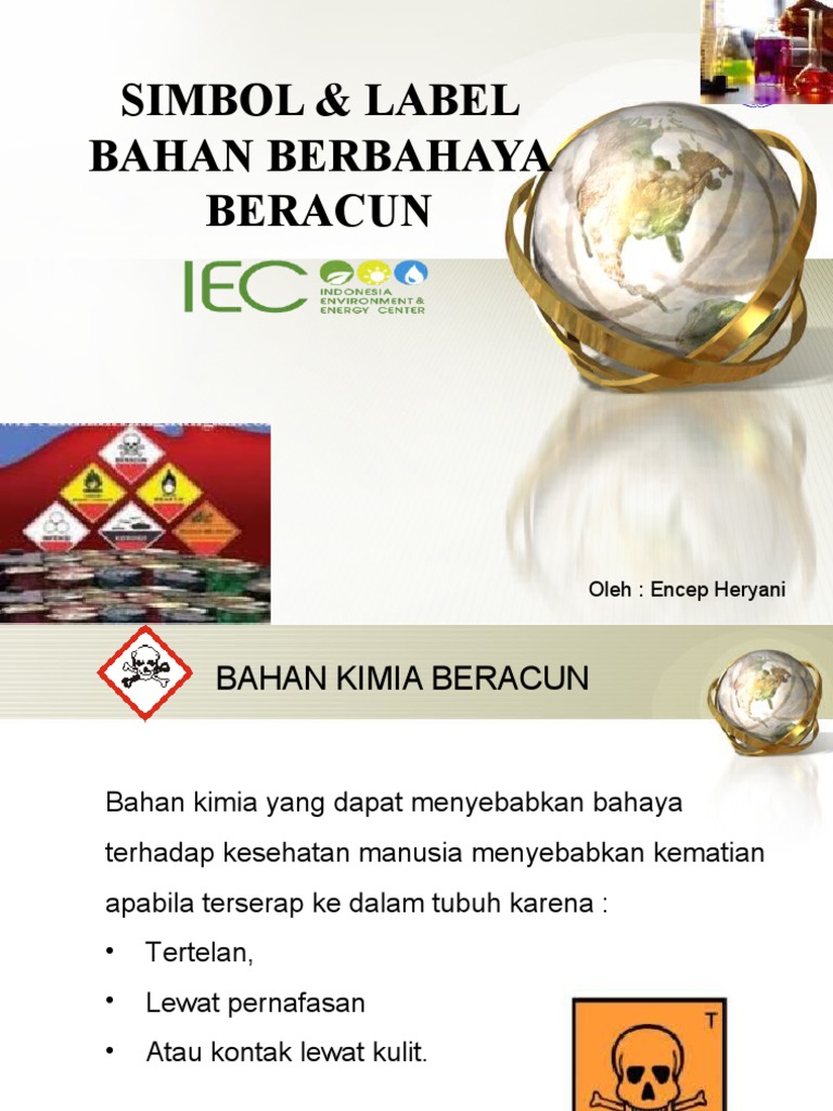 Simbol dan Label Limbah B3 Berbahaya | PDF