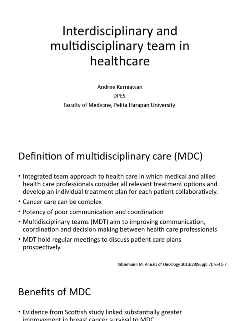Interdisciplinary Teams DPES | PDF | Health Care | Nursing