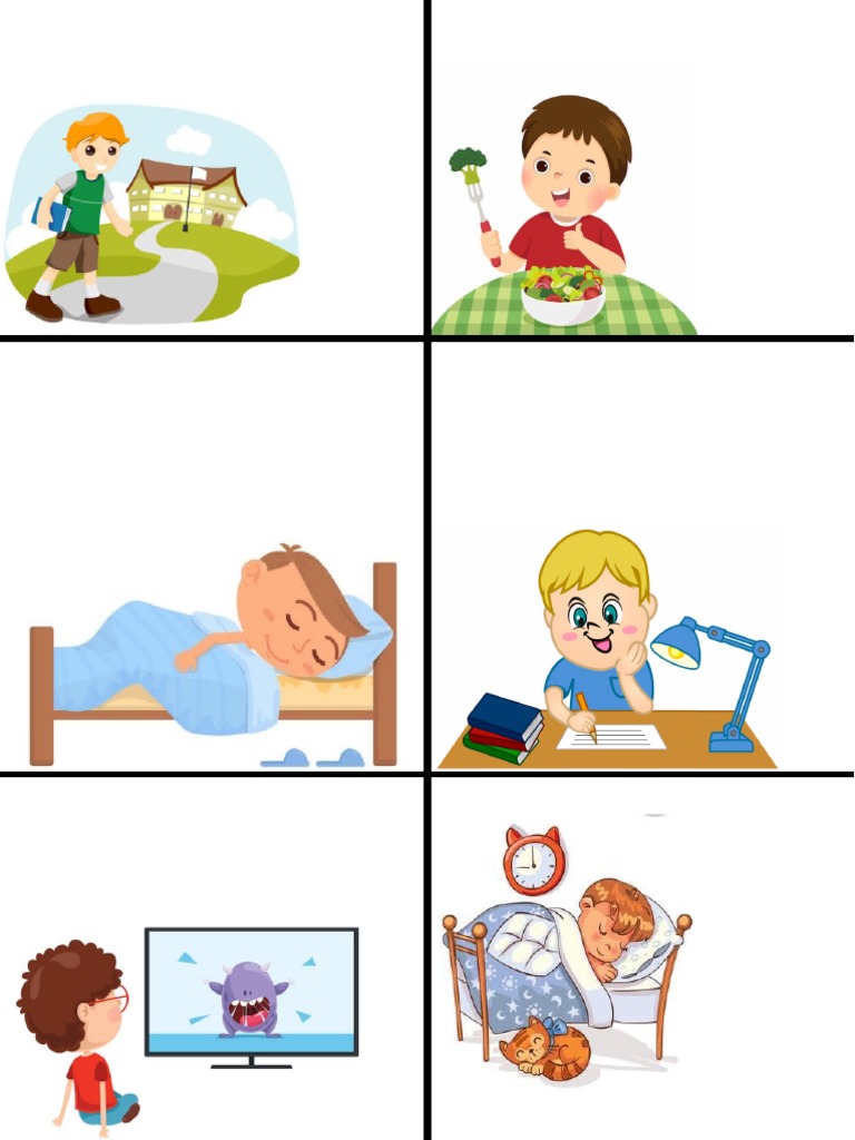 My Rutina Diaria Historieta | PDF