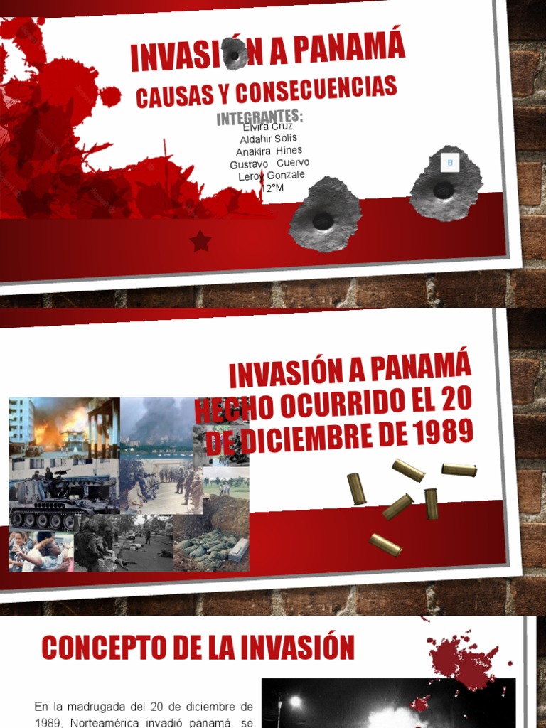 Causas y Consecuencias de la Invasión a Panamá | PDF | Gobierno