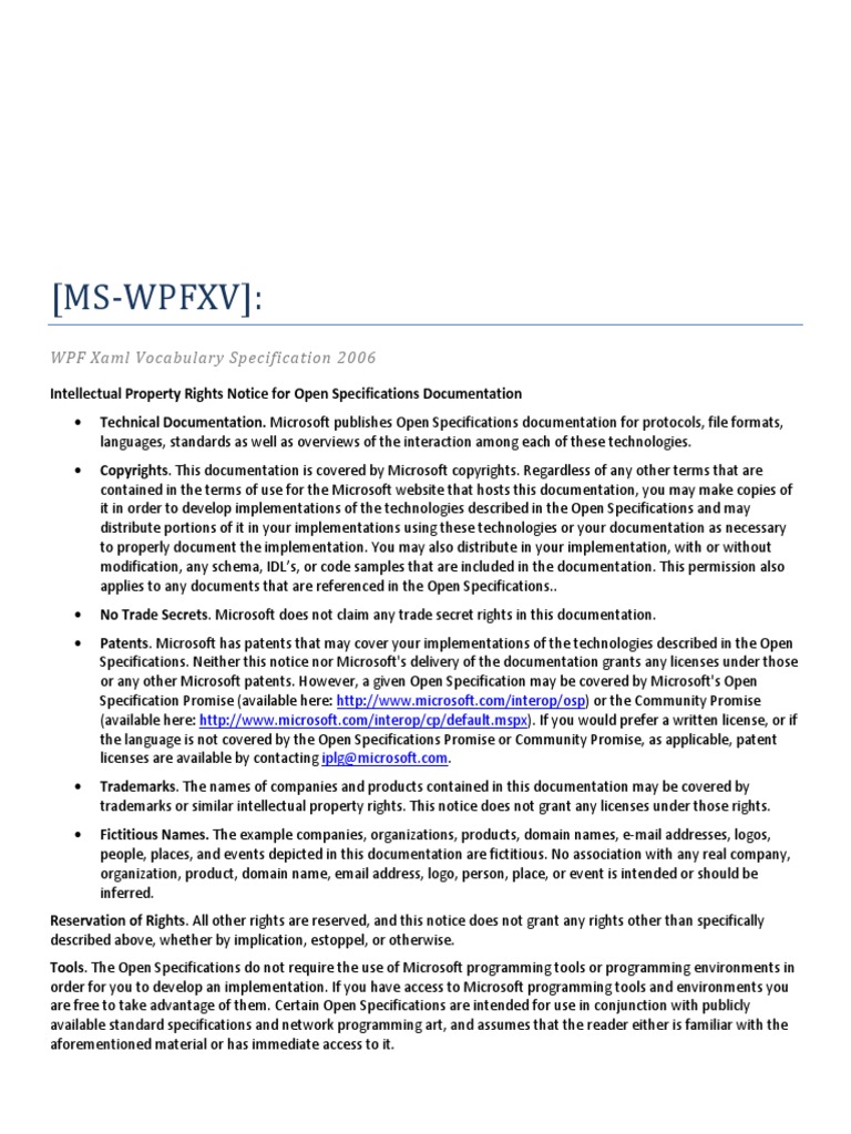 Ms Wpfxv Pdf Extensible Application Markup Language Xml Schema