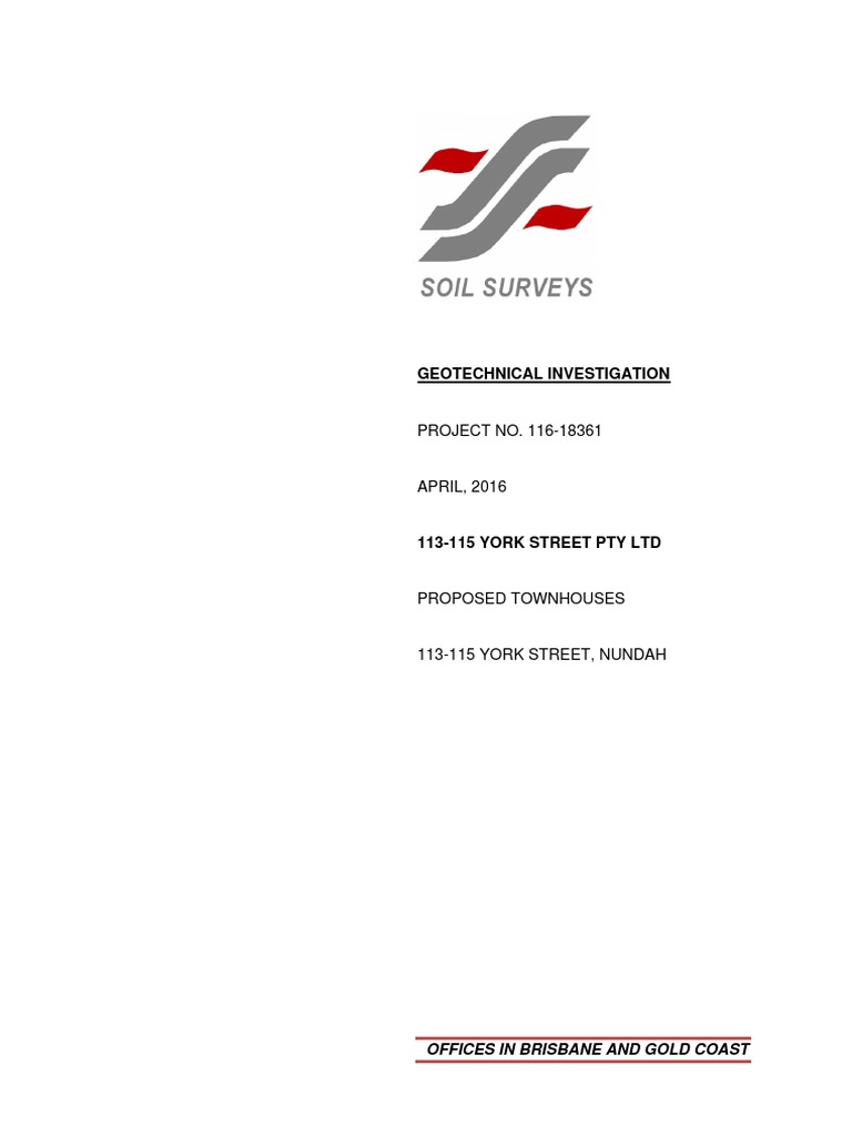 Geotechnical Investigation | PDF