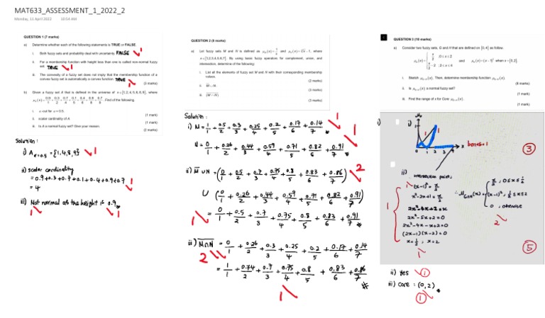 Mat633 Assessment 1 2022 2 | PDF