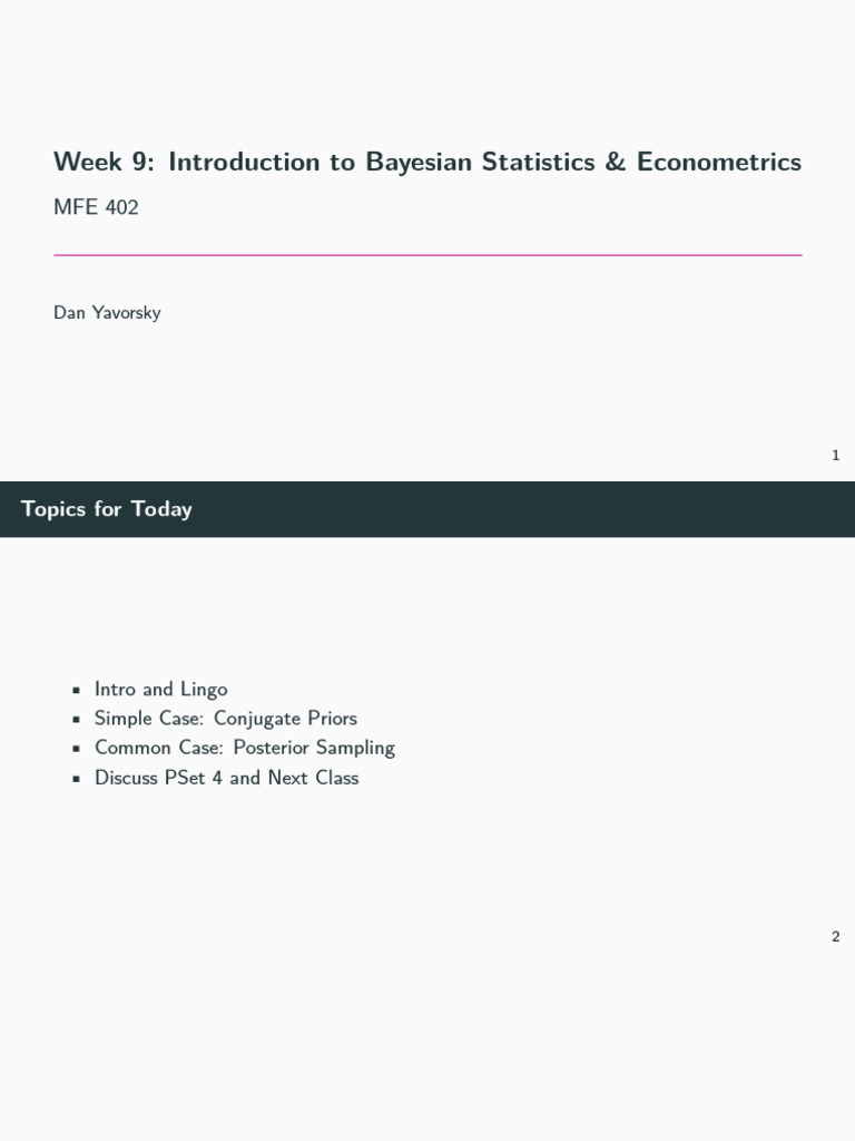 90 Bayes Intro Pdf Bayesian Inference Statistical Inference 