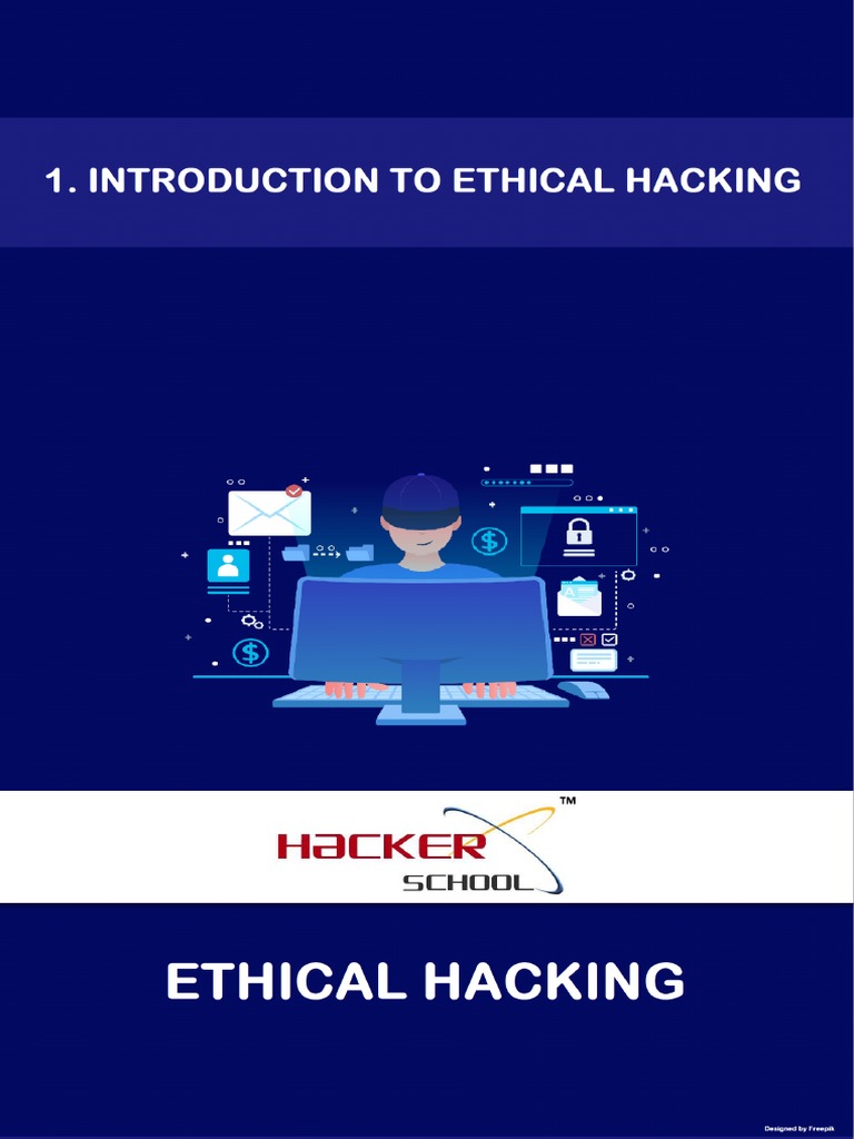 Tro To Ethical Hacking Pdf Security Hacker White Hat Computer Security