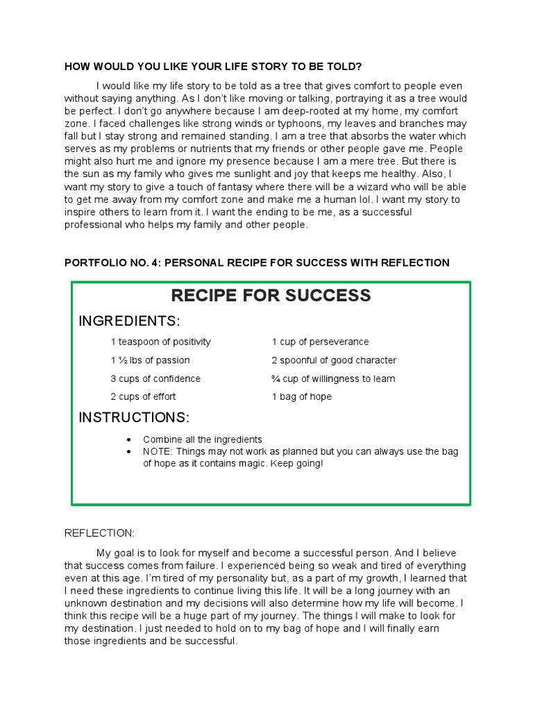 How Would You Like Your Life Story To Be Told | PDF | Self-Improvement