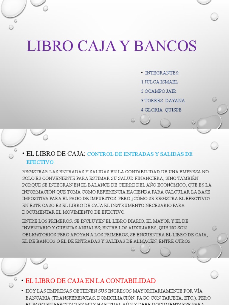 Libro Caja y Bancos | PDF